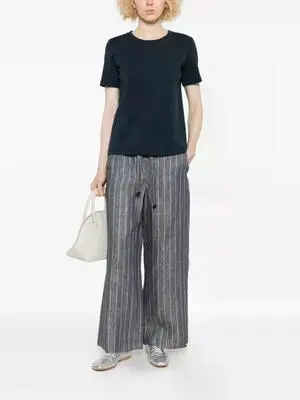 Max Mara Pinstripe Drawstring Trousers