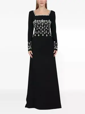 Dina Melwani Long Sleeve Dresses