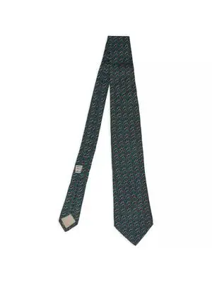 Gucci Patterned Tie - Green