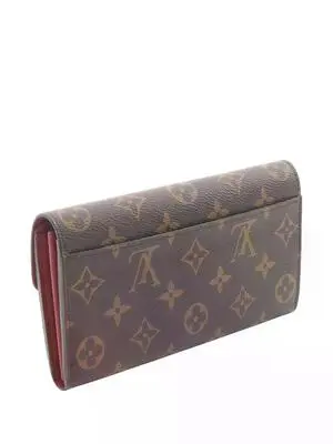 LOUIS VUITTON 2021-2025 Monogram Sarah Wallet Long Wallets
