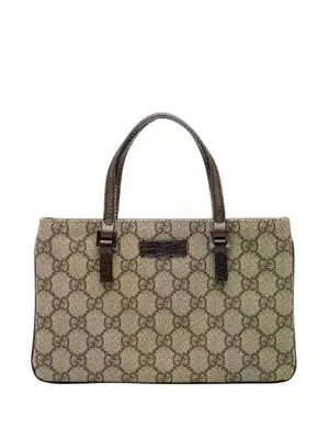 Gucci 2000-2015 Gg Supreme Handbag - Brown