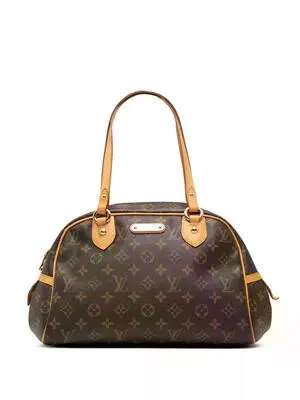 LOUIS VUITTON 2010 Monogram Montorgueil Pm Handbag - Brown