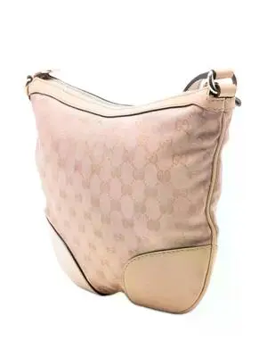 Gucci Gg Canvas Lovely Crossbody Bag - Pink