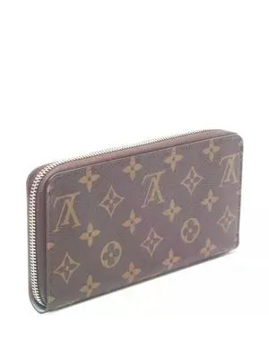 LOUIS VUITTON 2021-2025 Monogram Zippy Wallet Long Wallets - Brown
