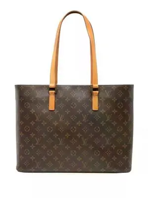 LOUIS VUITTON 2001 Monogram Luco Tote Bag - Brown