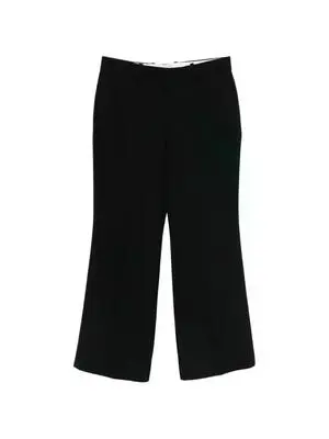 TOTEME Kick Flared Trousers - Black