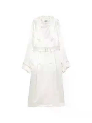 TOTEME Belted Trench Coat - White