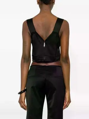 TOTEME Cropped V-neck Top