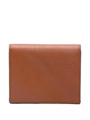 TOTEME T-lock Grained Cardholder - Brown