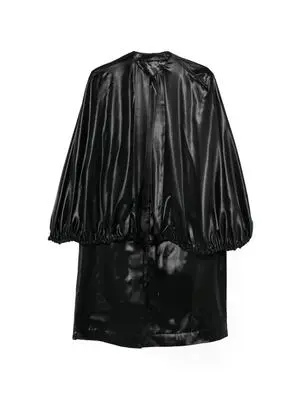 TOTEME Detachable-cape Coat - Black
