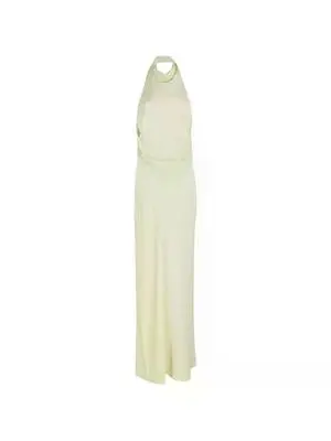 Simkhai Halterneck Cowl-neck Maxi Dress - Neutrals