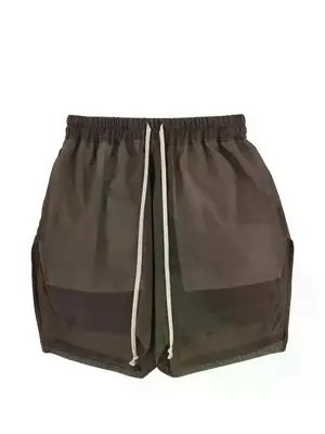 Rick Owens Drawstring-waist Shorts - Brown