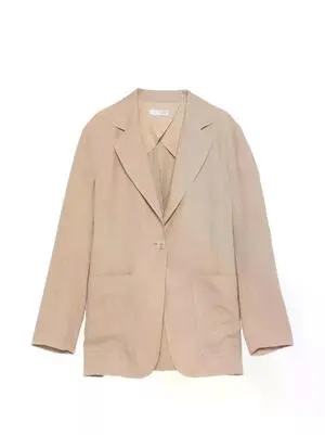 PANICALE Pocket Single-breasted Blazer - Neutrals