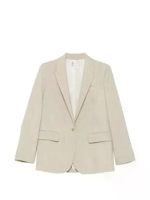FORTE_FORTE Single-breasted Blazer - Neutrals
