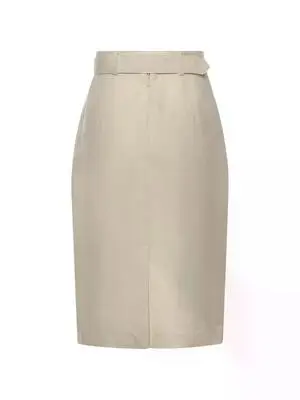 Pinko Belted Midi Skirt
