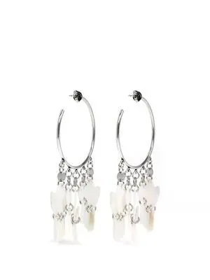 Isabel Marant Hoop Drop Earrings - Silver