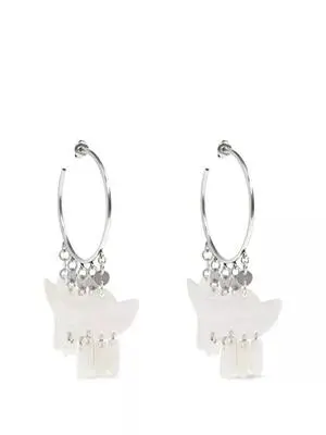 Isabel Marant Hoop Drop Earrings