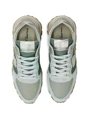 Philippe Model Tropez Haute Panelled Sneakers - Green