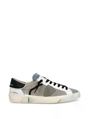 Philippe Model Prsx Low Panelled Sneakers - Brown