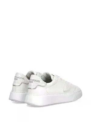 Philippe Model Temple Low Leather Sneakers - White