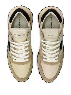 Philippe Model Tropez Haute Animal-print Sneakers - Neutrals