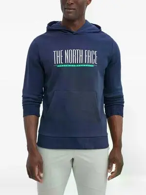 The North Face Logo-print Hoodie - Blue