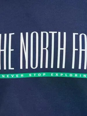 The North Face Logo-print Hoodie - Blue