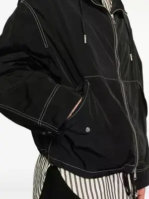 Ami Contrast-stitching Hooded Jacket