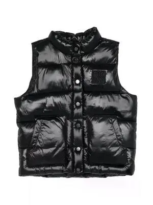 Dkny Quilted Press-stud Gilet