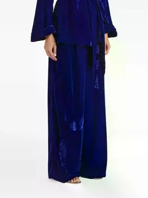 Themis Z Kyma Embossed Trousers - Blue
