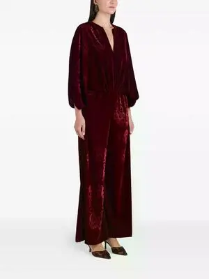 Themis Z Anthos V-neck Flared Jumpsuit