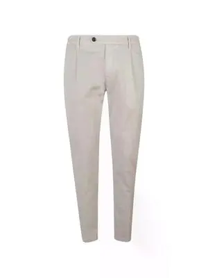 Eleventy Pleated Trousers - Neutrals