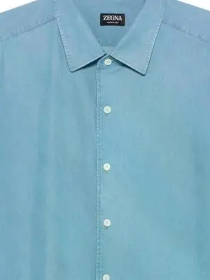 Zegna Buttoned Shirt - Blue