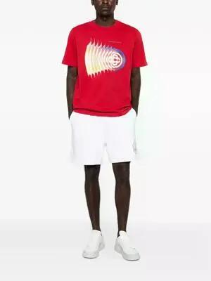 Casablanca Shockwave Cotton T-shirt - Red