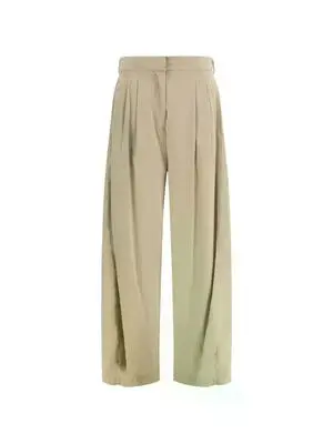 THE ROW Iven Pleated Trousers - Neutrals