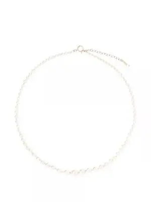 Mizuki Beaded Chain Necklace - Gold