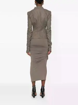 Rick Owens Tie-fastening V-neck Jacket - Green