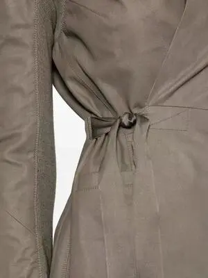 Rick Owens Tie-fastening V-neck Jacket - Green