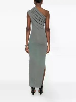 Rick Owens One-shoulder Split Midi Dress