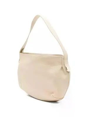 BRACCIALINI Ariel Pebbled-leather Shoulder Bag - Neutrals