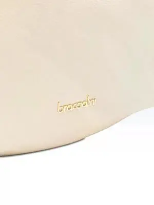 BRACCIALINI Ariel Pebbled-leather Shoulder Bag - Neutrals