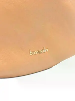 BRACCIALINI Ariel Leather Shoulder Bag - Neutrals
