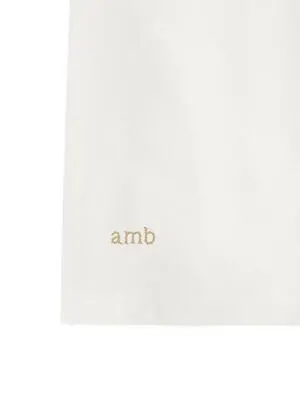 Burberry Check Collar Polo Shirt - White