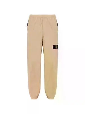 Stone Island Logo-patch Trousers - Neutrals