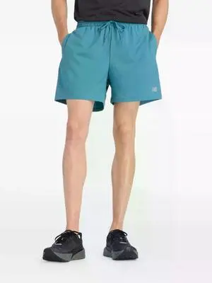 NEW BALANCE Drawstring-fastening Shorts - Blue