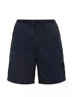 Stone Island Patch-pocket Shorts - Blue