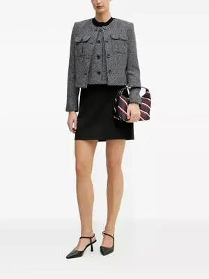 Dkny Button Tweed Vest