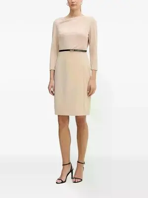 Dkny Belted Midi Dress