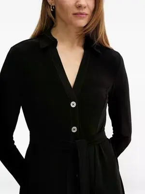 Dkny Buttoned Belted Mini Dress