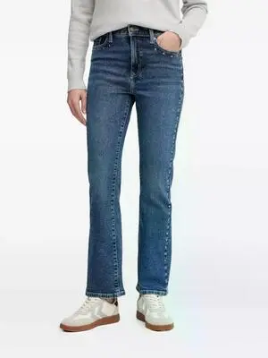 Dkny Studded-detail Jeans - Blue